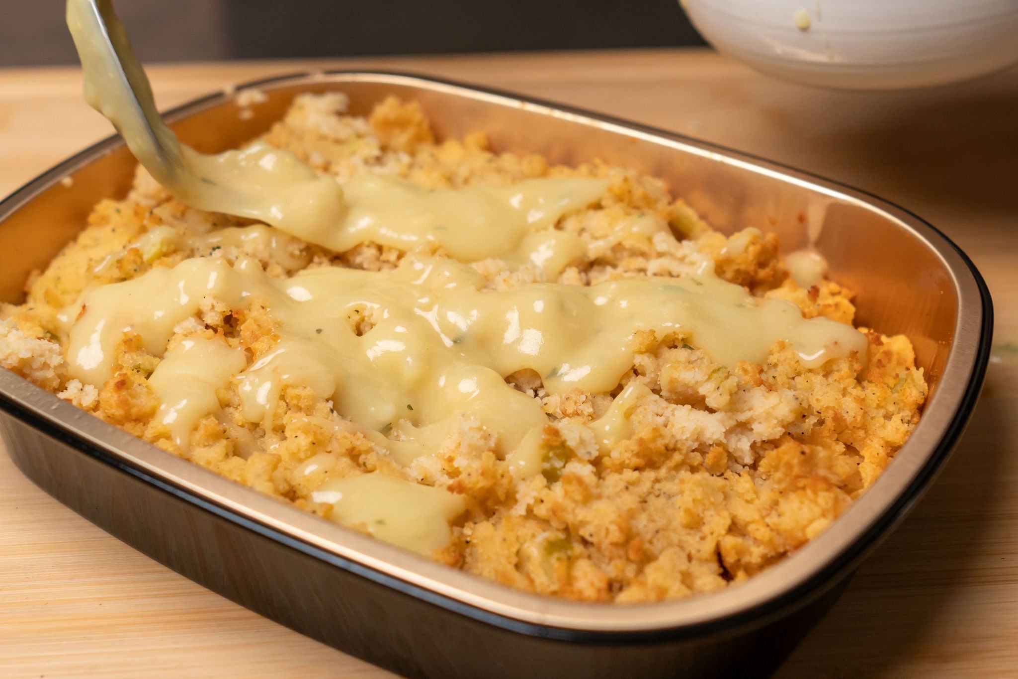 Cornbread Dressing w/ Gravy (Frozen) | Seasoned with Love